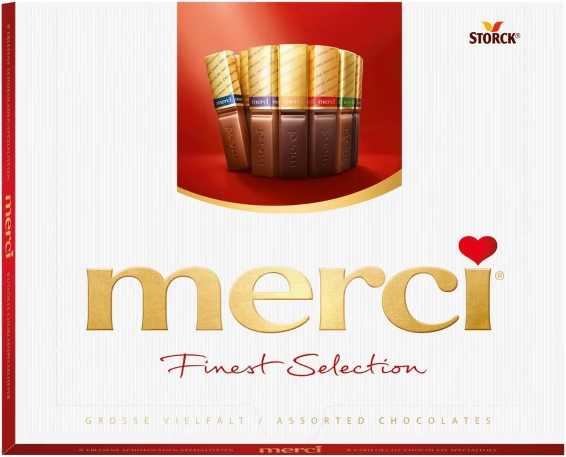 Amazon.com : Merci Assorted Chocolate Finest Selection 8 Flavors ...