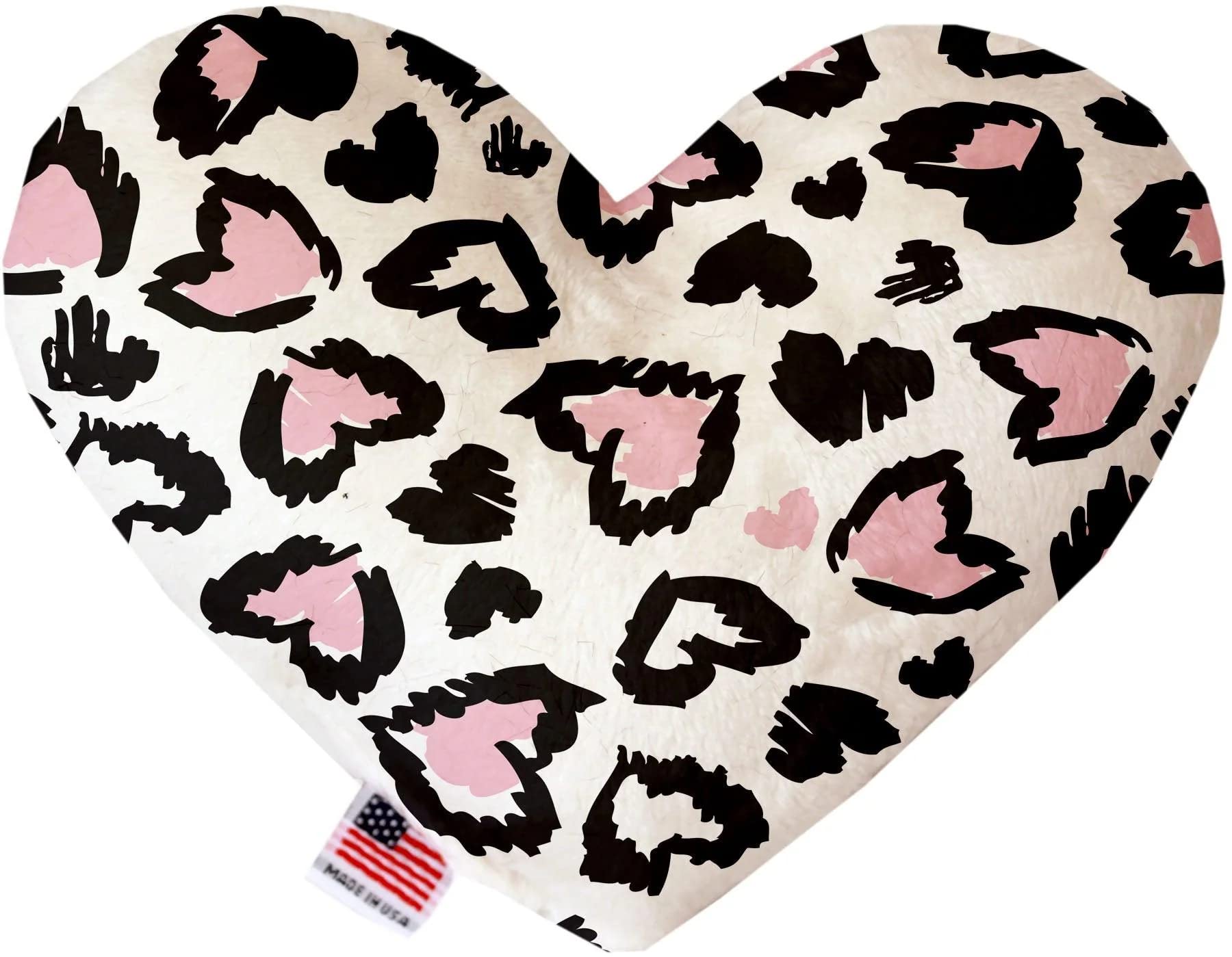 Pink Leopard Print Heart