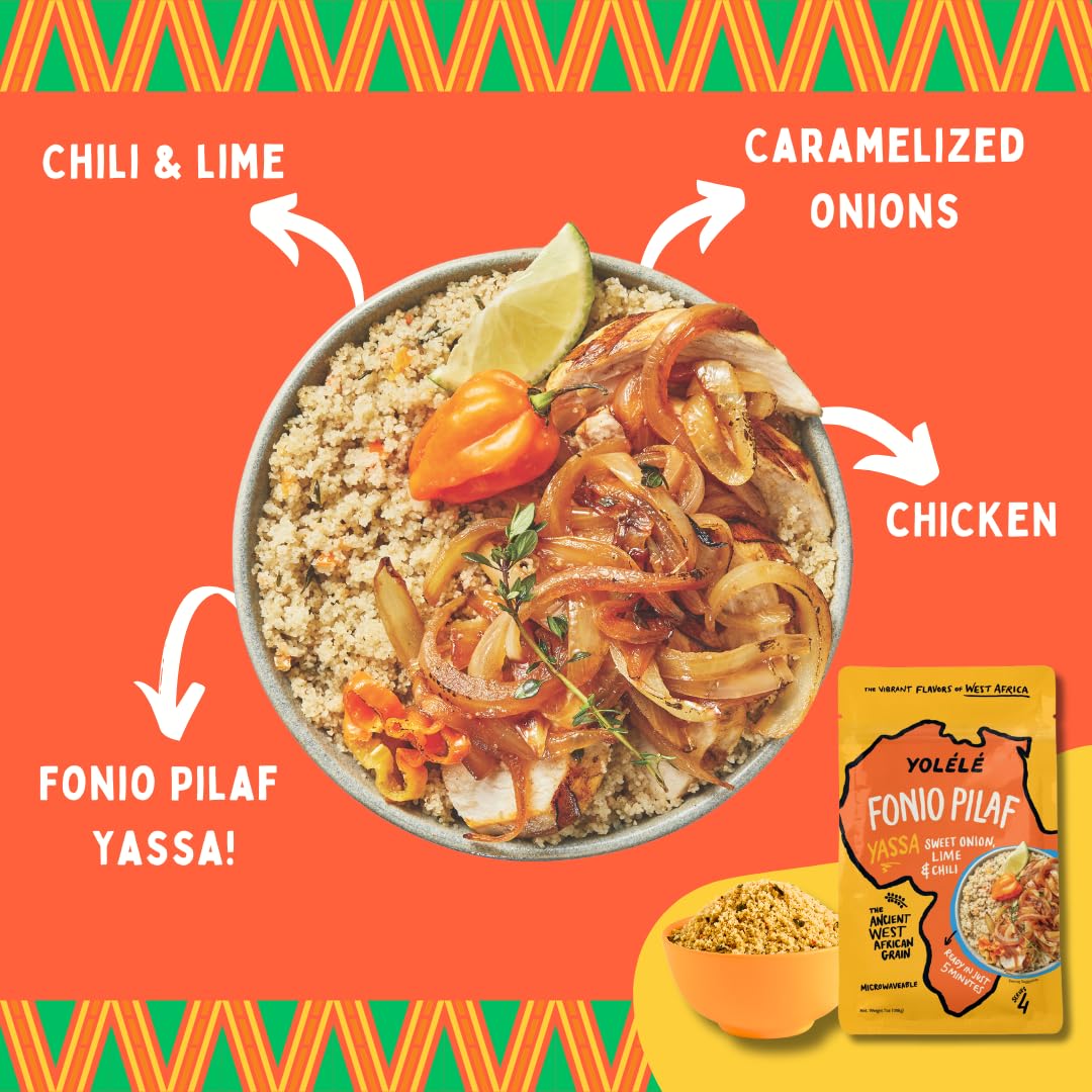 Snapklik.com : Yolele Fonio Grain Pilaf Mix Ancient African Supergrain ...