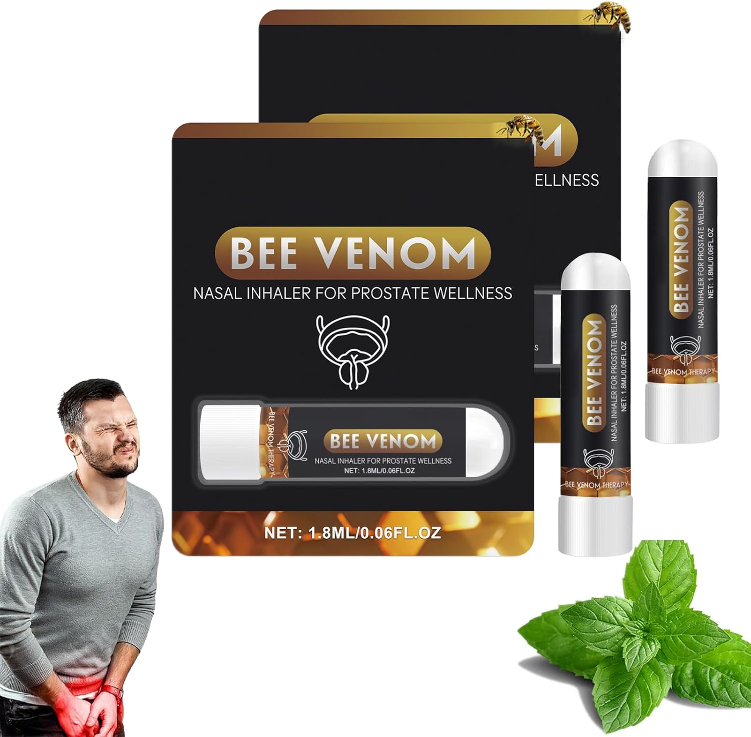 Amazon.com: Prostavibe Bee Wellness Inhaler, Nasal Inhaler for Prostate ...