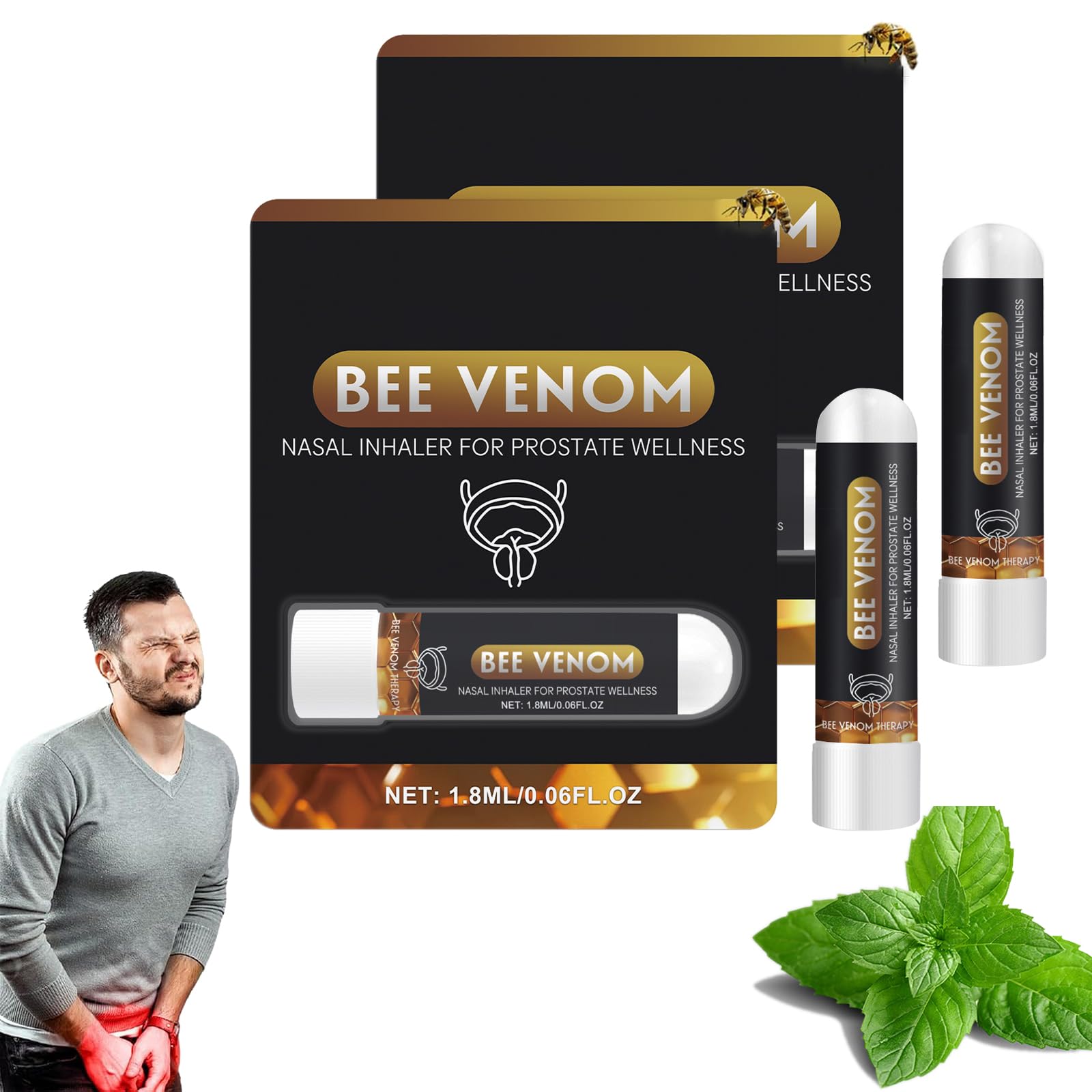 Amazon.com: Prostavibe Bee Wellness Inhaler, Nasal Inhaler for Prostate ...