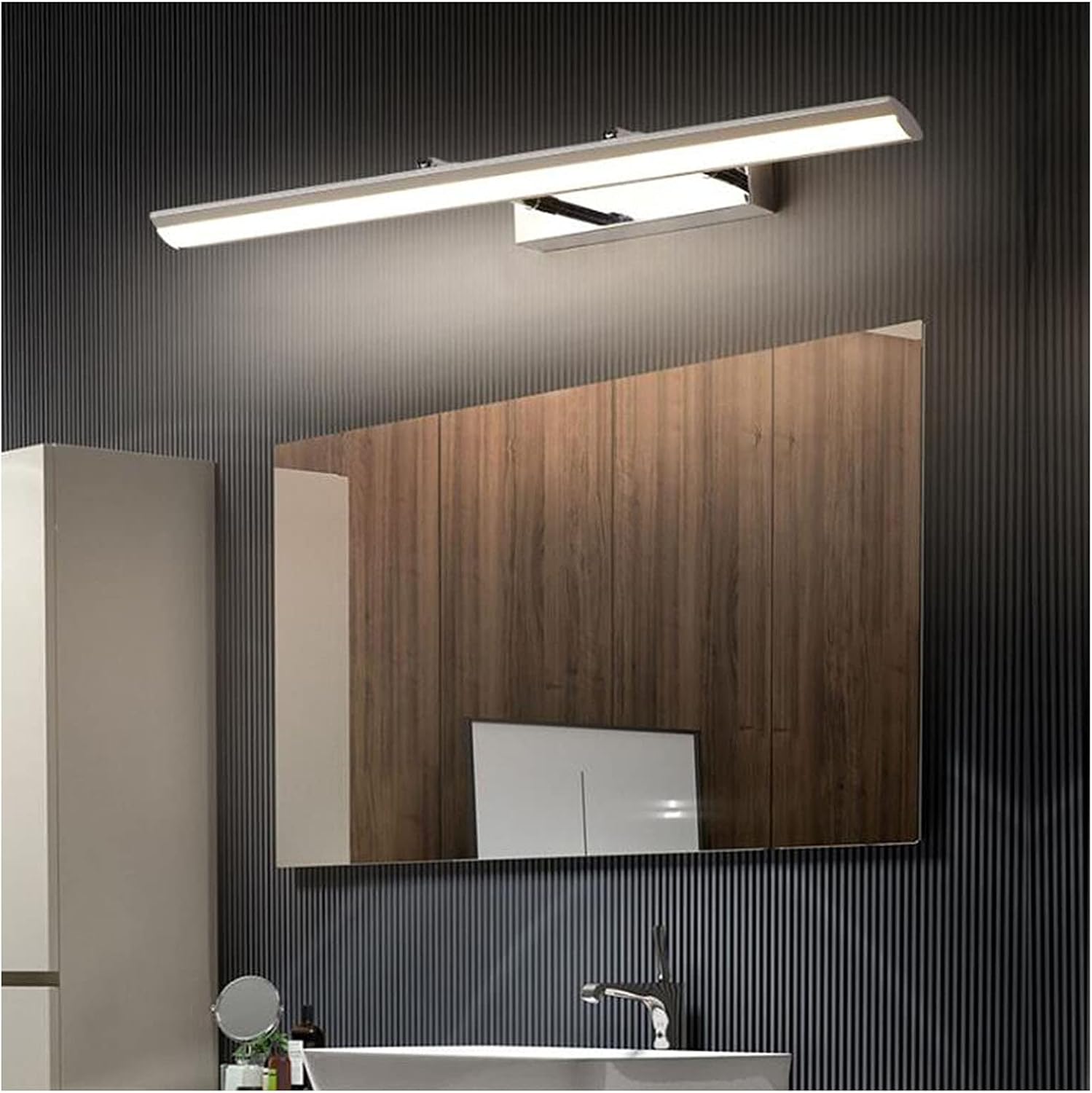 AUNEVN Bath Mirror Lamps Mirror Front Light Bathroom Led Over Mirror ...
