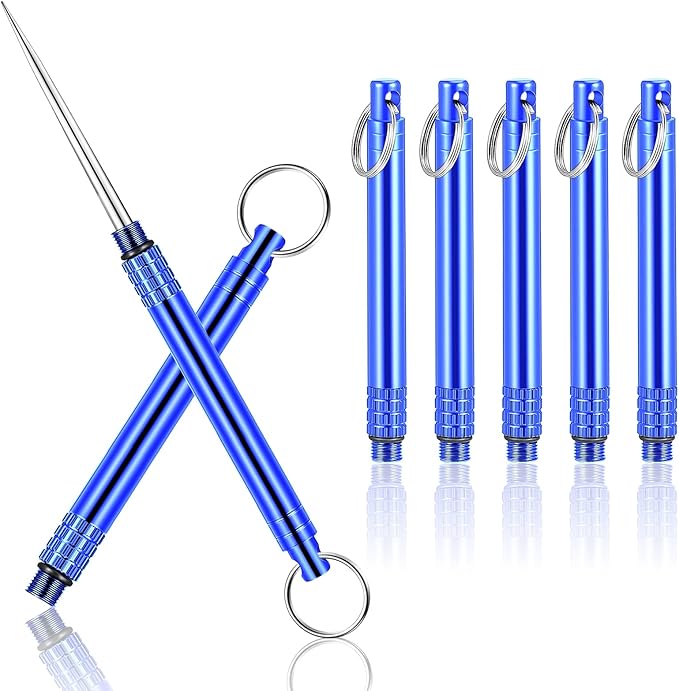 Amazon.com: CHENGU 5-Piece Titanium Toothpicks with Protective Holder ...