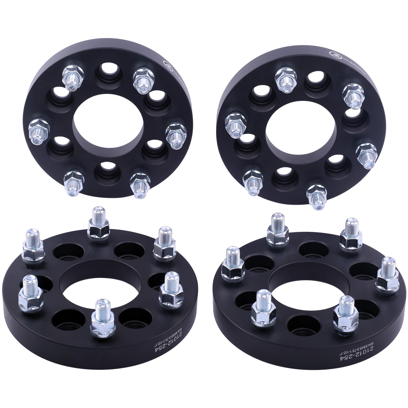 Amazon.com: VLAOSCHI Black 6x120 to 6x5.5 Wheel Adapters 1 Inch 14x1.5 ...