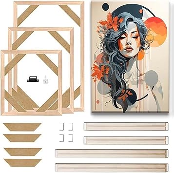 Wooden photo frame DIY Picture Wooden Wall Art 40x60cm Large Frame ...