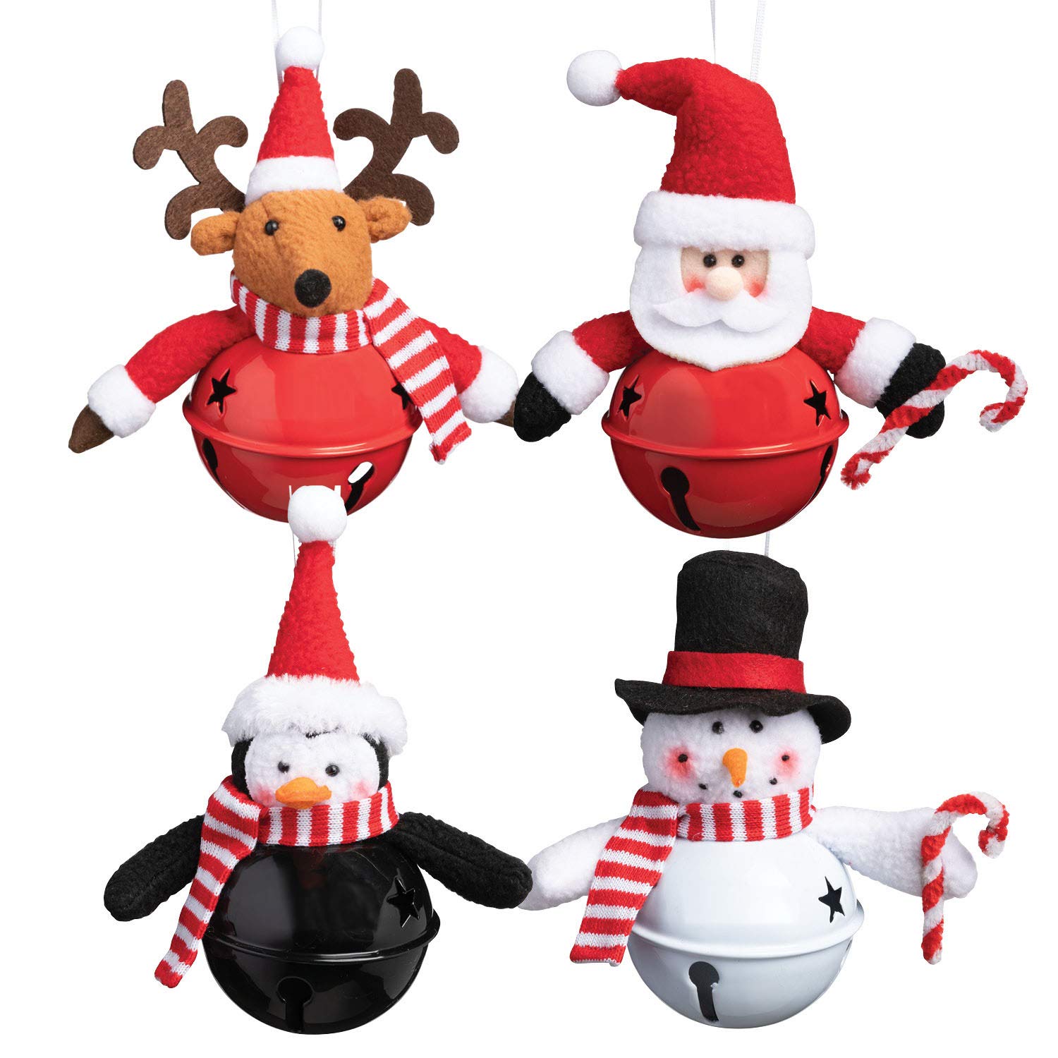Jingle Bell Snowman Ornaments