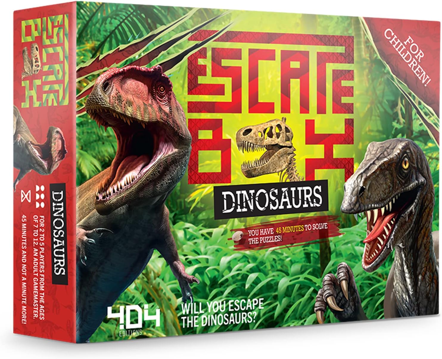 Amazon.com: 404 on the Board Escape Box Dinosaurs | Room in a Fun for ...