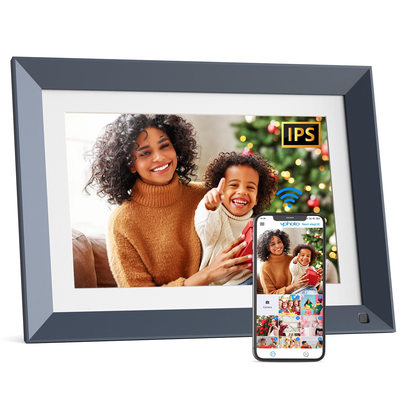 Amazon.com : 10.1-Inch-Picture-Frame WiFi Digital Photo Album - Smart ...