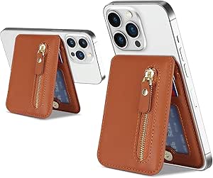 Amazon.com: Cavor Compatible with Magsafe Wallet,Wallet with Adjustable Stand,Magnetic Wallet ...