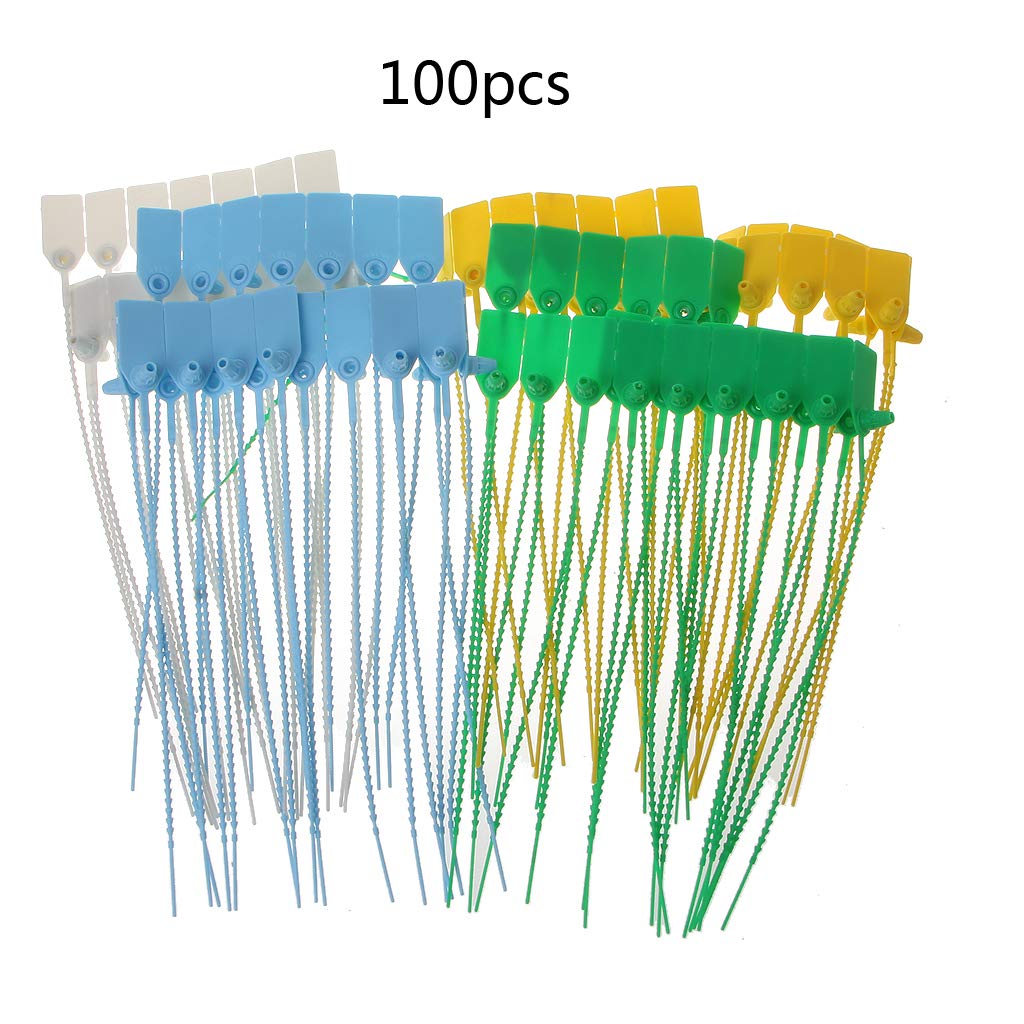 Buy CARRYKT 100PCS Disposable Cable Ties Pull-Tite Security Seals Self ...