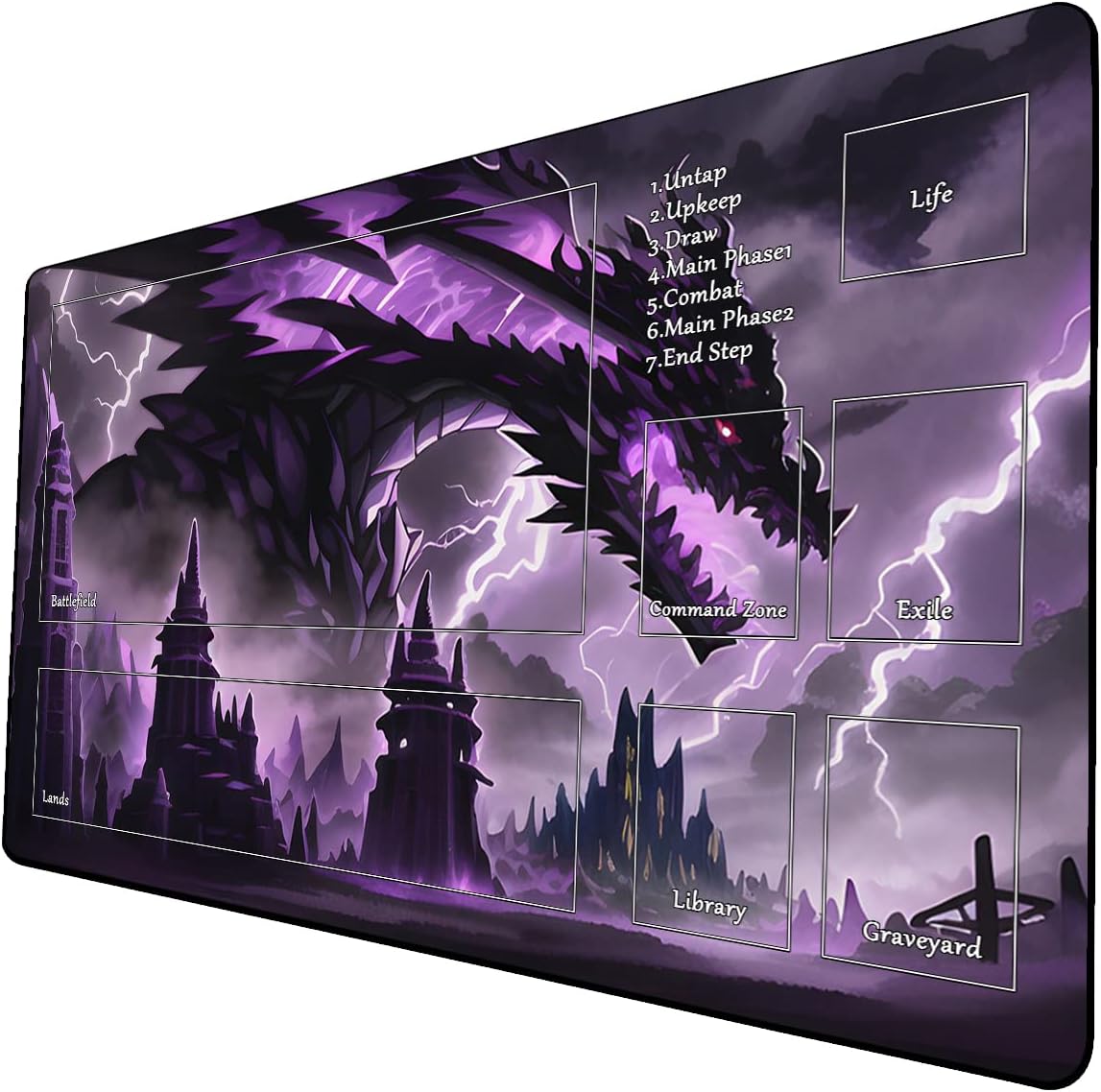 Amazon.com: AI Painting TCG Playmat - MTG Trading Card Game Mat with ...