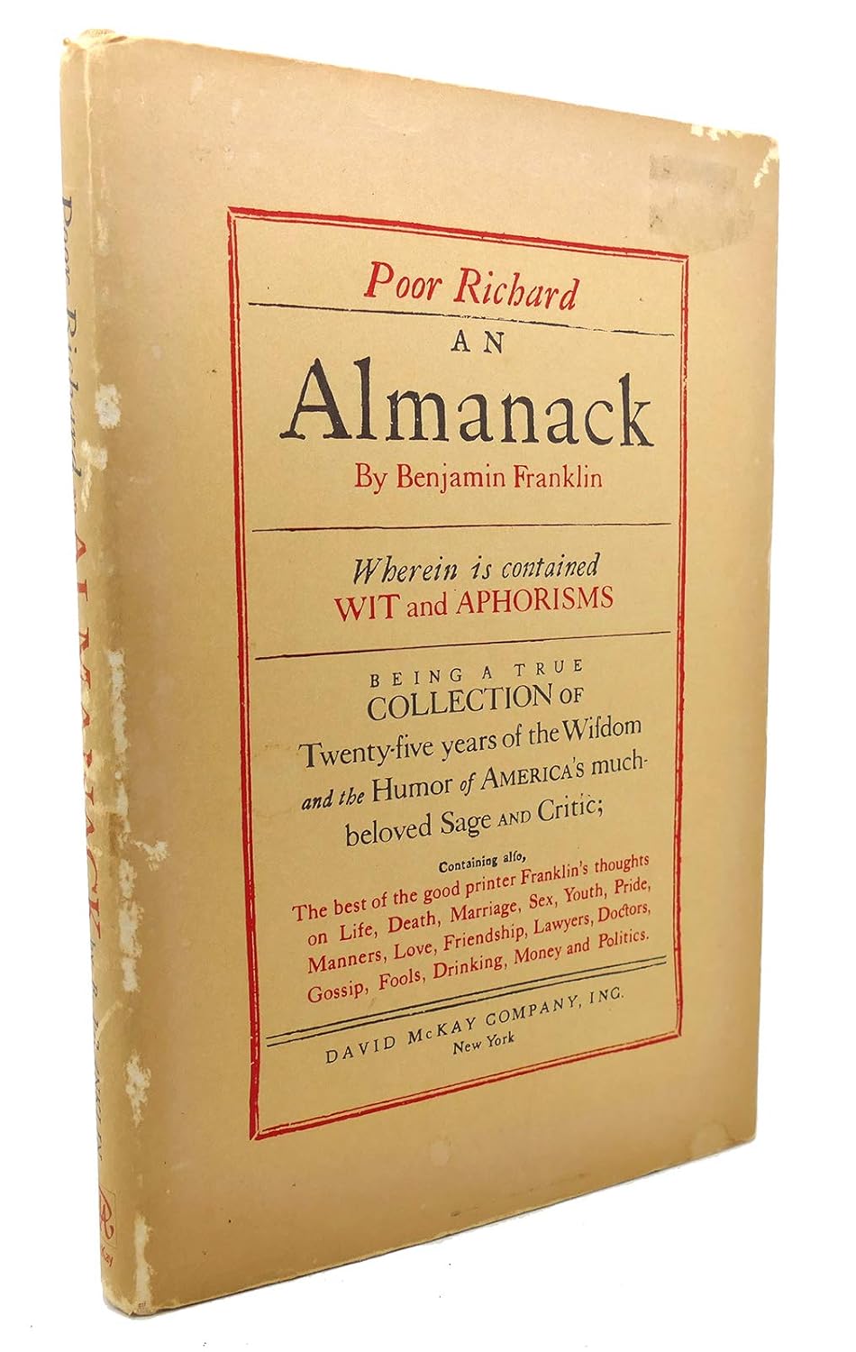 Poor Richard: An almanack: Franklin, Benjamin: 9780679506553: Amazon ...