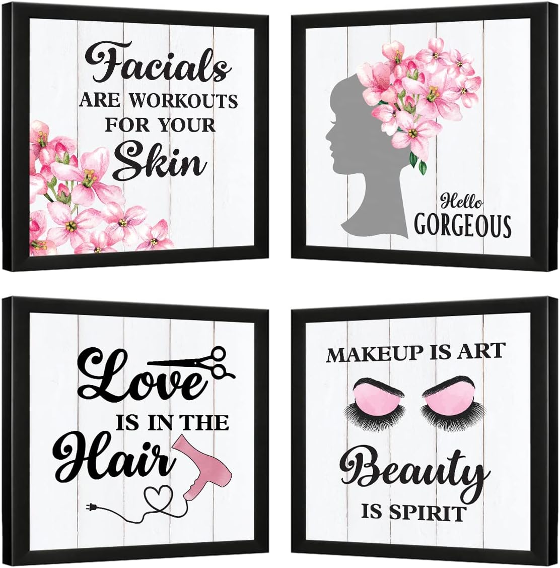 Chaka Chaundh Acrylic - Saloon Wall Frames - Saloon Wall Poster ...