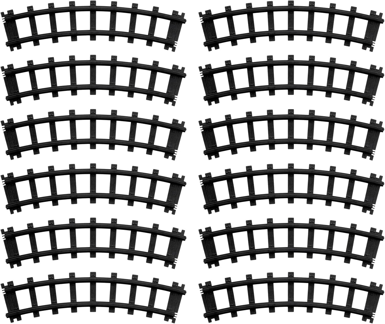 Amazon.com: Lionel Battery O Gauge 12-Piece Curved Black Plastic Track ...