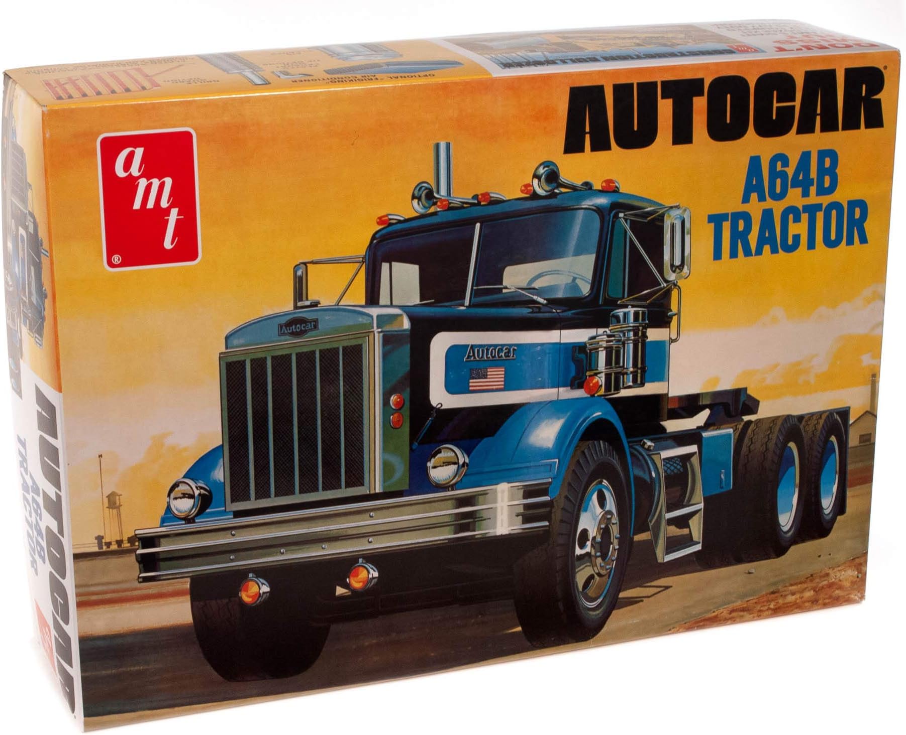 Amazon.com: AMT Autocar A64B Semi Tractor 1:25 Scale Model Kit ...