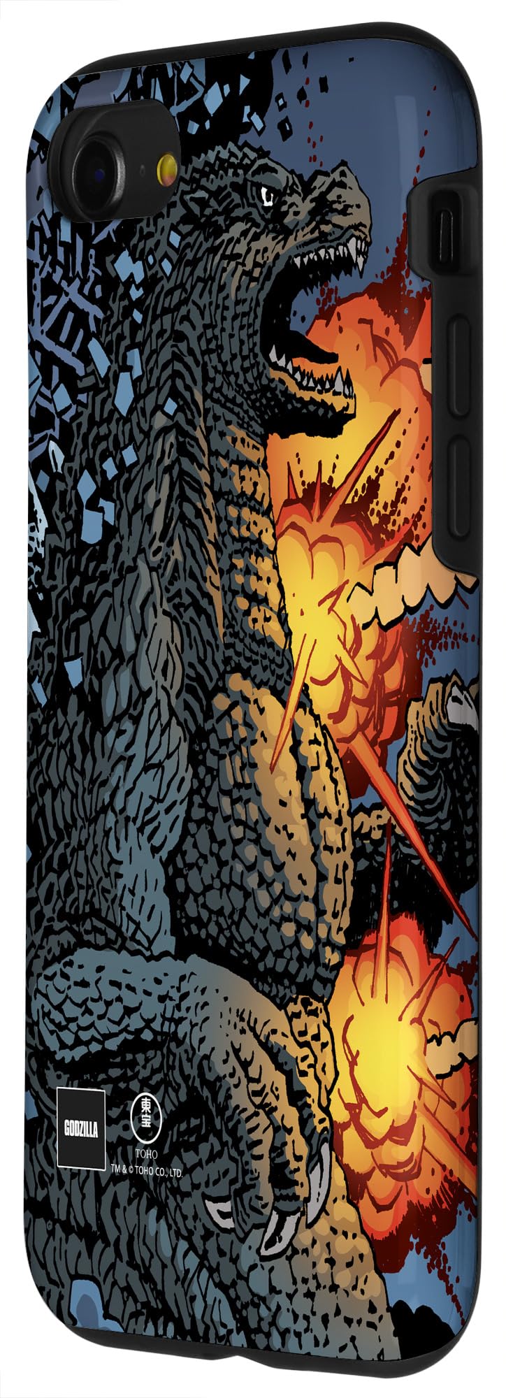 Snapklik.com : Godzilla Comic Art Rocket Attack Case For iPhone SE