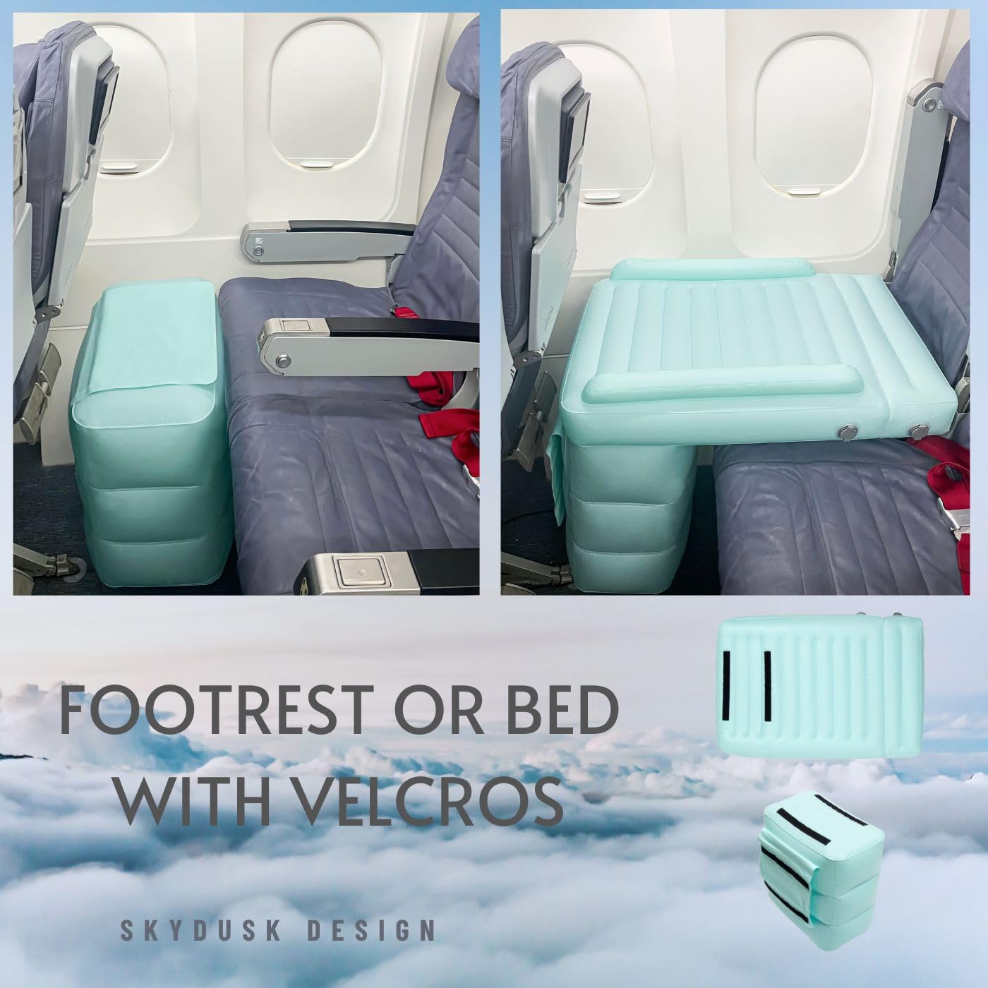 Snapklik.com : SKYDUSK DESIGN Inflatable Airplane Bed For Kids ...