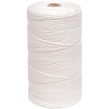 Amazon.com: MAOQIAN 1375ft Cotton Butchers Cooking Twine String 2mm ...