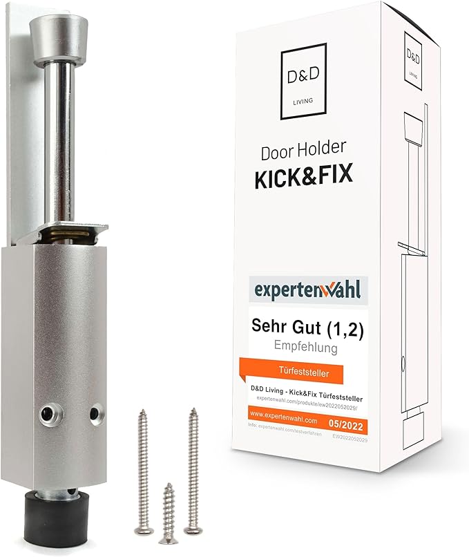 Amazon.com: Kickdown Door Stop - Heavy Duty Door Stopper with Kick Down ...