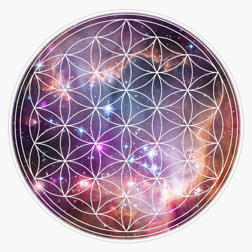 Flower Of Life Sacred Geometry Sticker Bumper Sticker Vinyl Decal ...