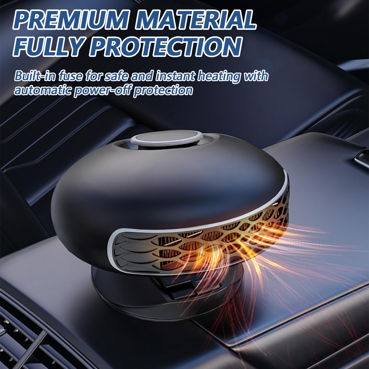 Snapklik.com : Car Heater, 12V Car Fans Fast Heating Defrost Defogger