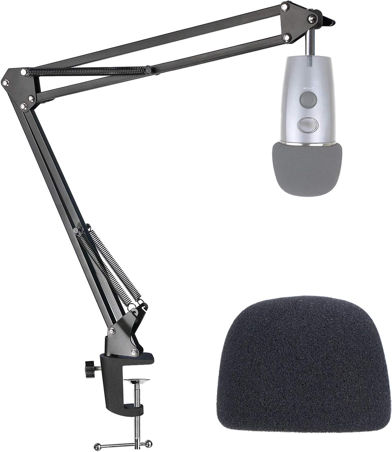 Amazon.com: Blue Nano Mic Boom Arm with Foam Windscreen, Suspension ...