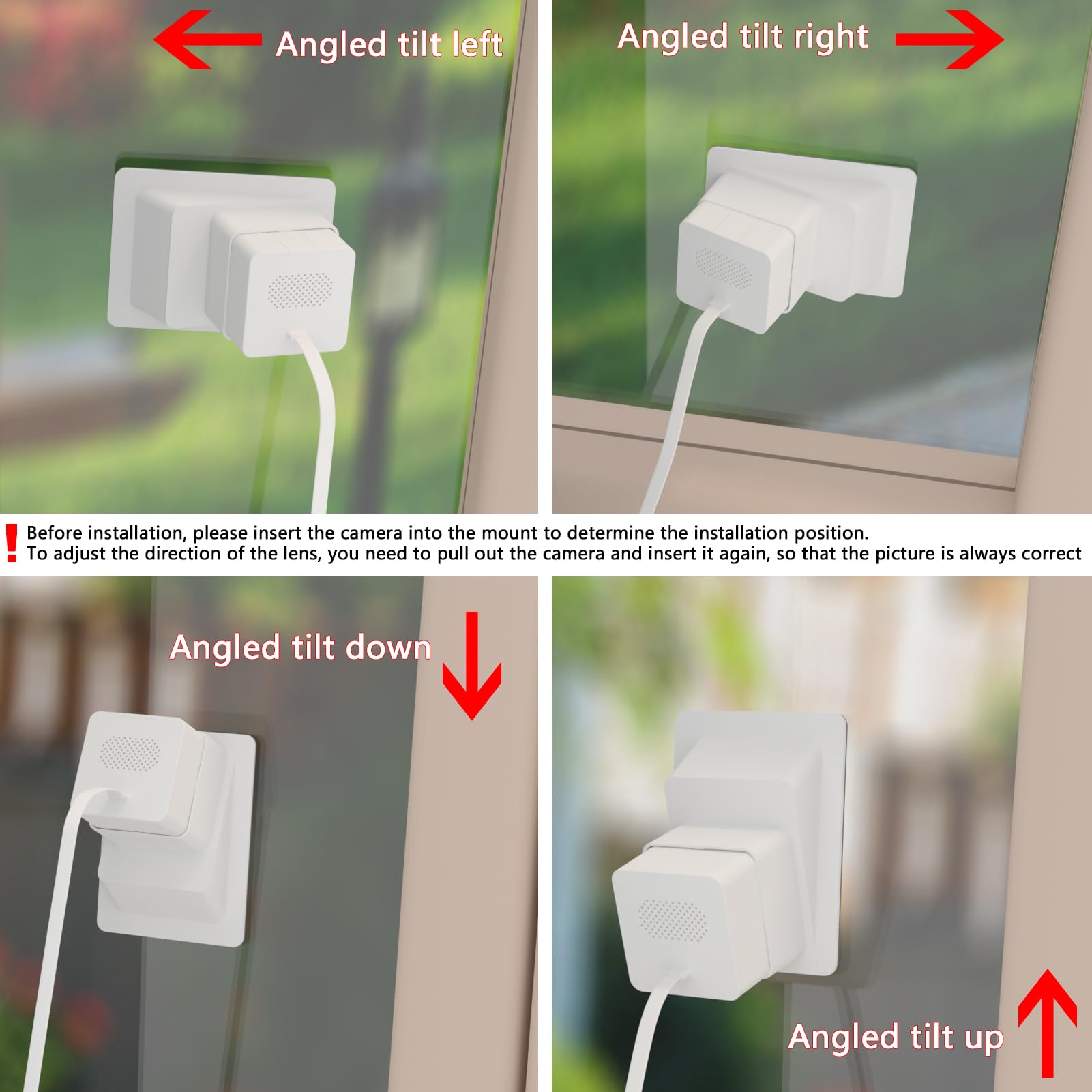 Snapklik.com : Teccle Angled Window Mount For Wyze Cam OG