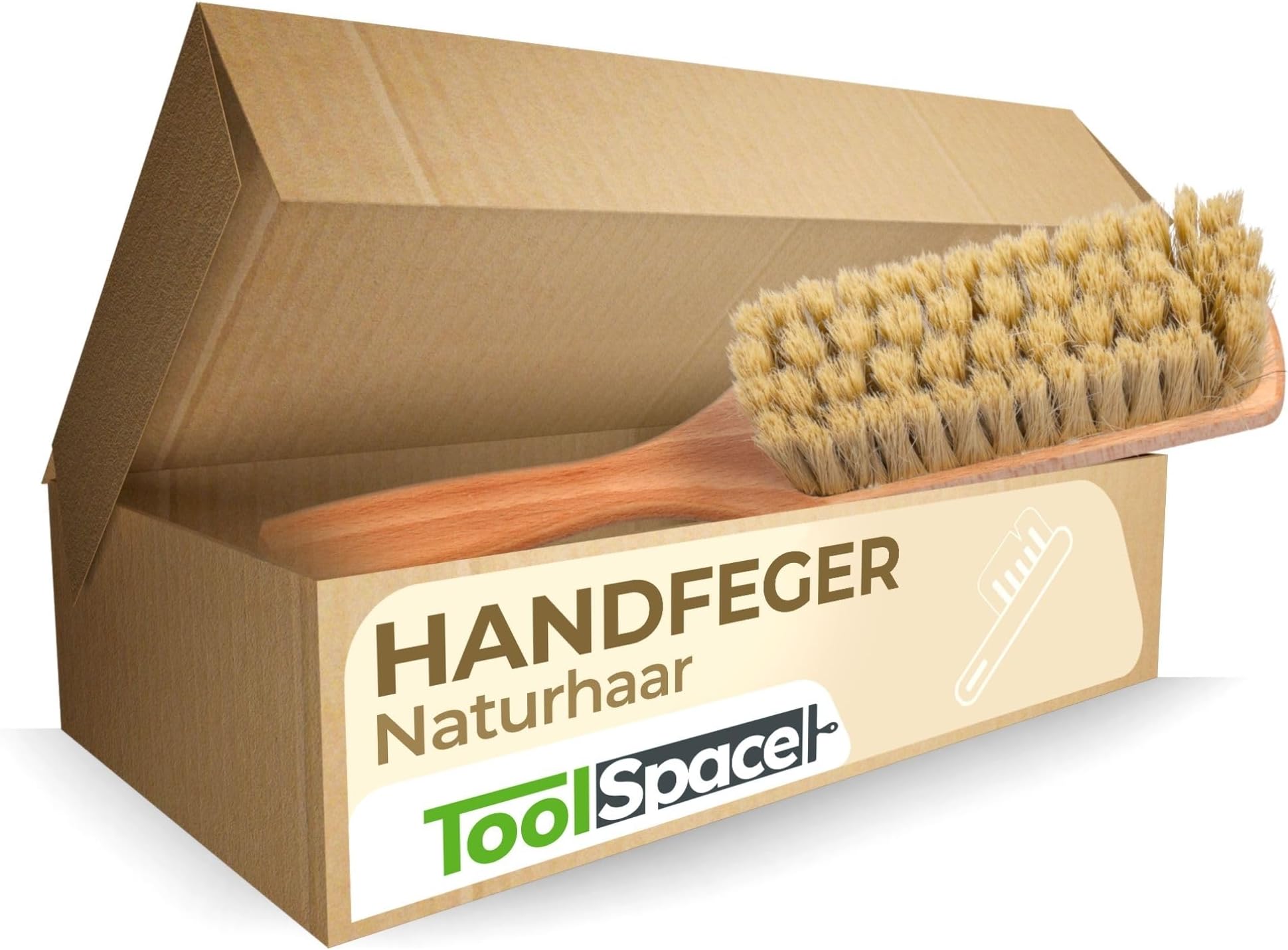 Kinder Handfeger Besen Roßhaarbesen Kinderfeger Kehrwisch Holz&Roßhaar ...