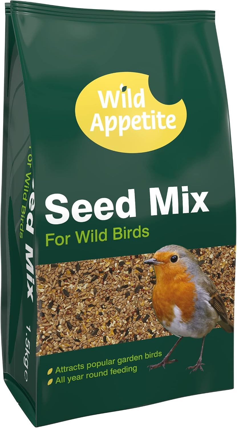 Wild Appetite Wild Bird Food Seed Mix - 4kg : Amazon.co.uk: Pet Supplies