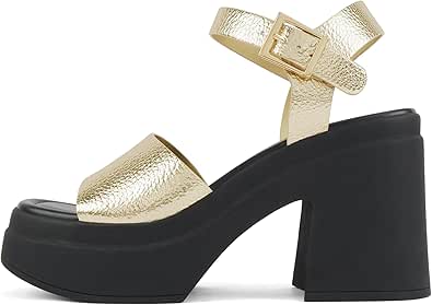 Amazon.com | Soda Gelato ~ Women Square Toe Platform High Heel Notch ...