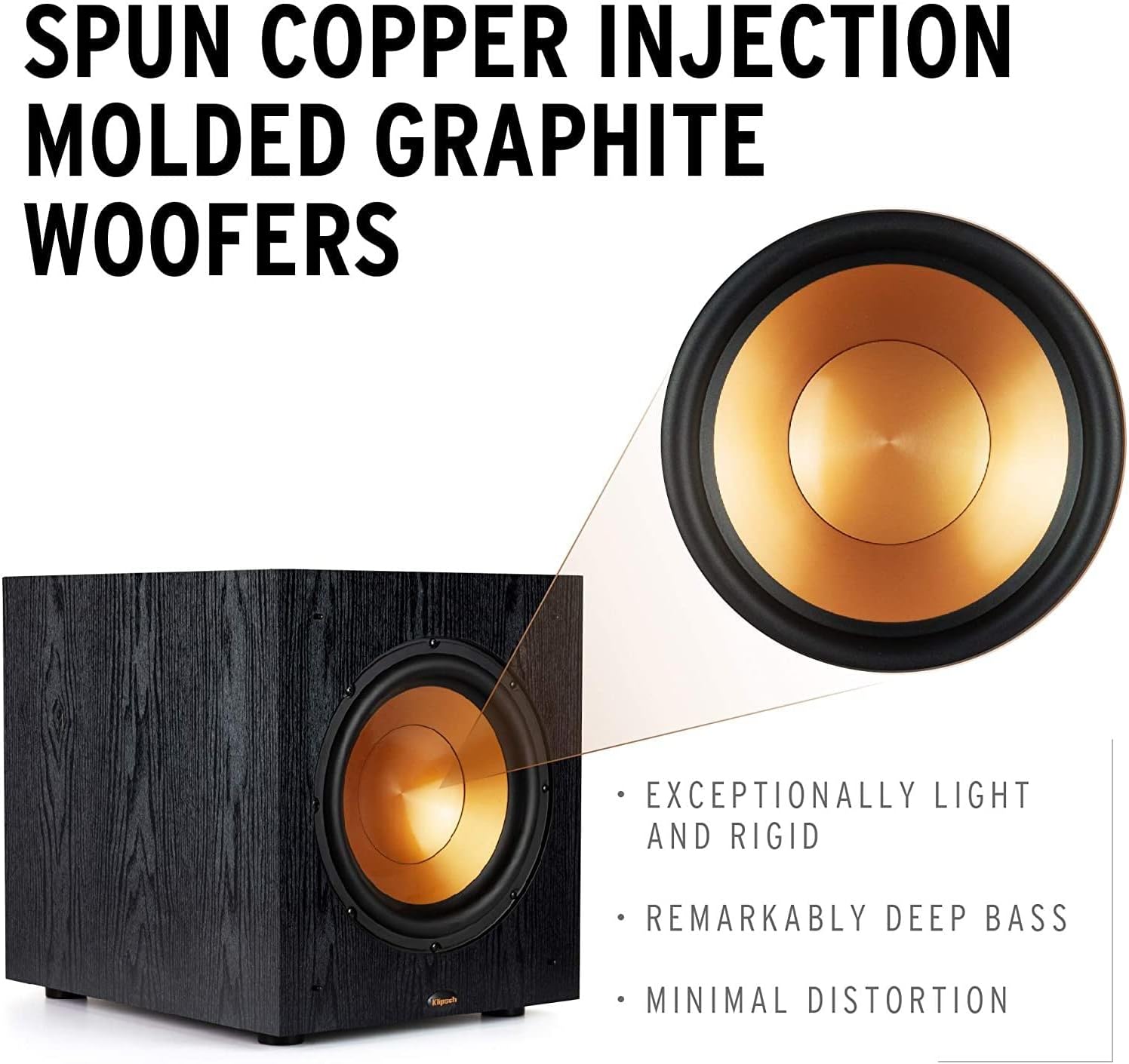 Klipsch – Subwoofer Synergy Black Label Sub-100 – Yaxa Guatemala Klipsch – Subwoofer Synergy Black Label Sub-100 – Yaxa Guatemala