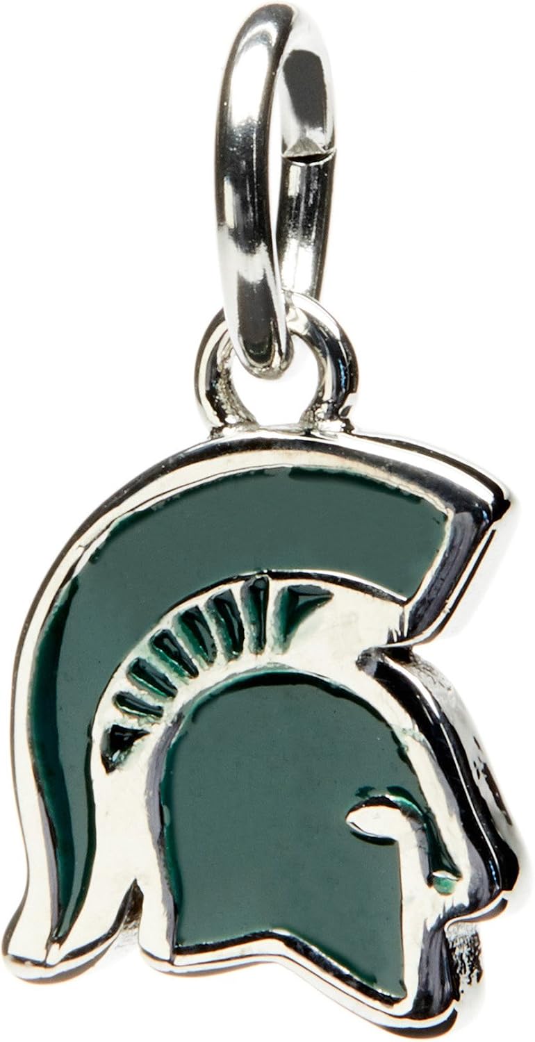 Amazon.com: Michigan State Charm | Michigan State Spartans Helmet Charm ...
