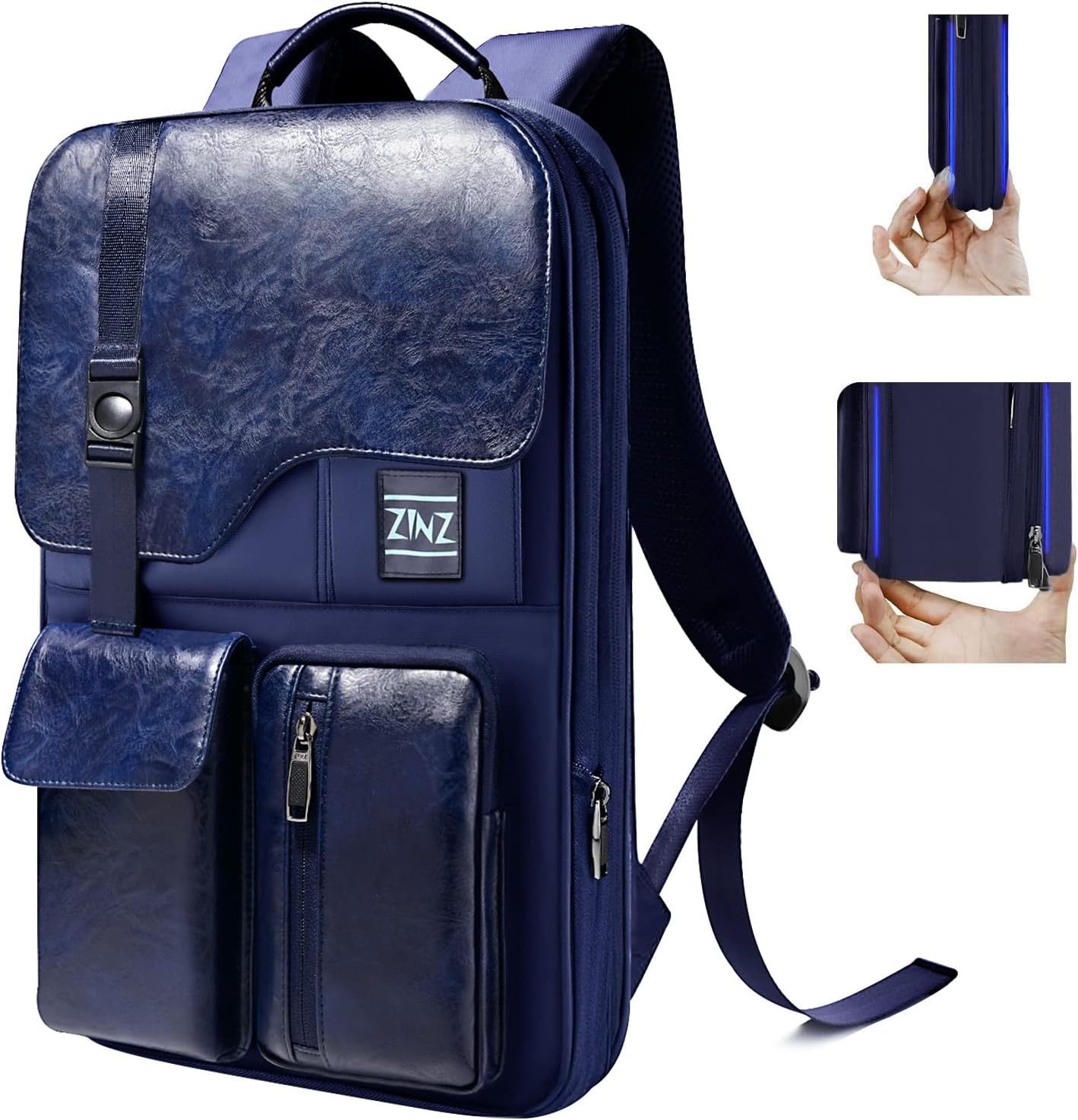 Schlanker Erweiterbarer Laptop Rucksack 15 6 Zoll Business Rucksack