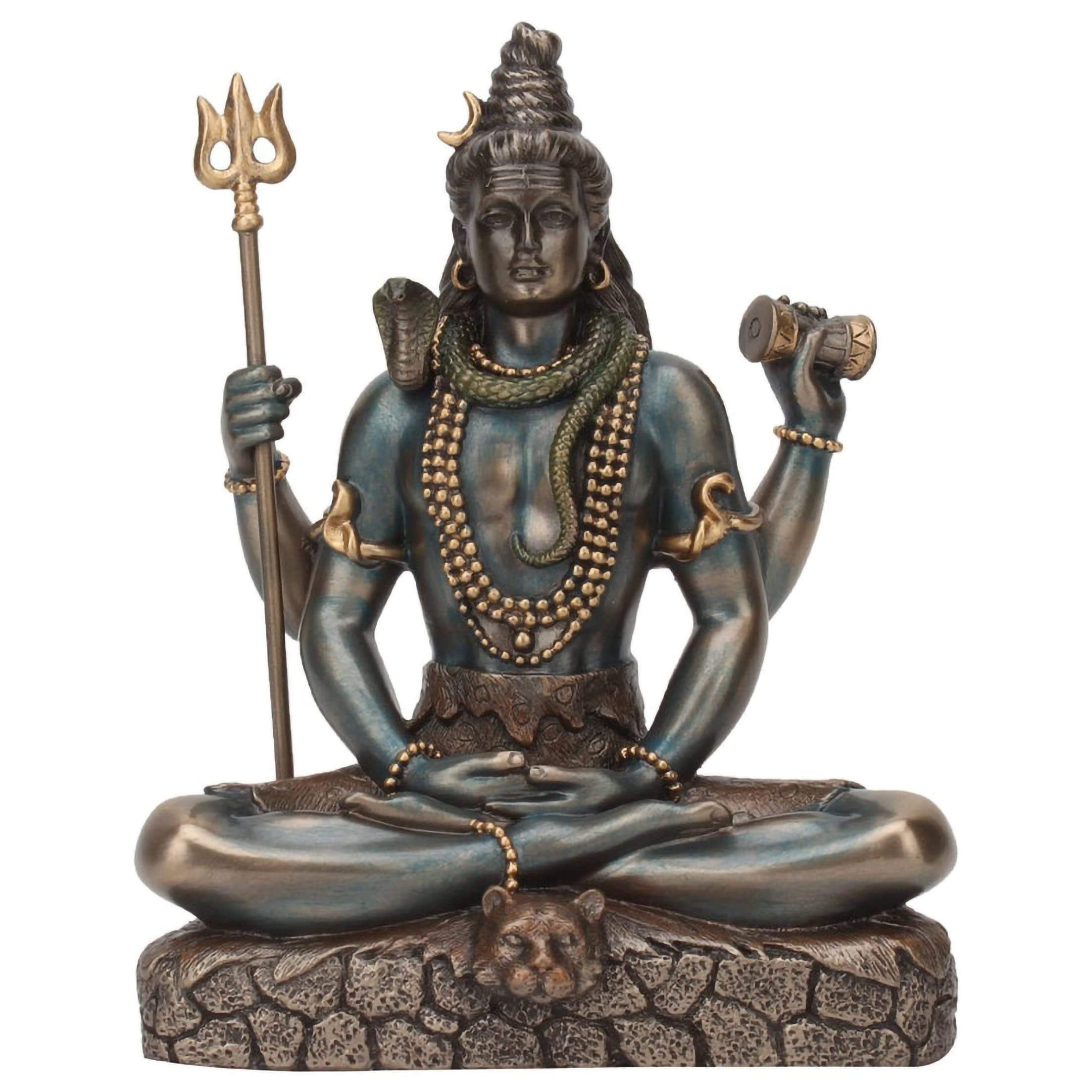 Lord Shiva Statue God Mahadev Meditation Idol Bhagwan Shankar Sculpture ...