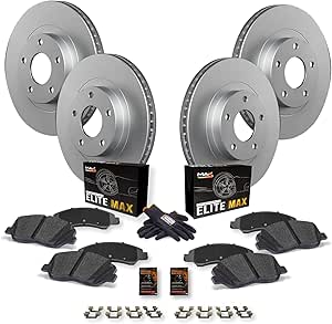 Amazon.com: Max Advanced Brakes Front & Rear Brake Kit Compatible With 2005 2006 2007 2008 2009 ...