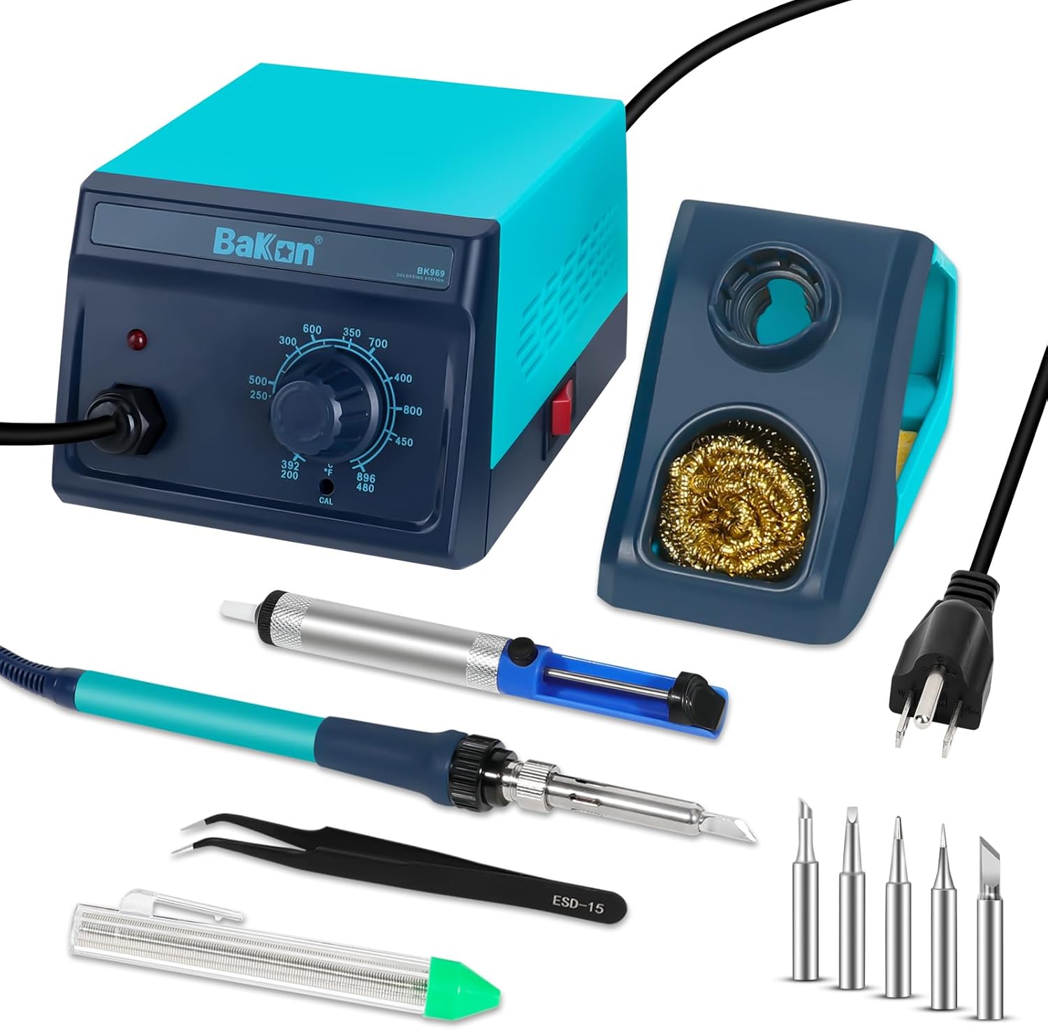 YEJMKJ 969 90W Soldering Station, 392℉ to 896℉ Precision Soldering Iron ...