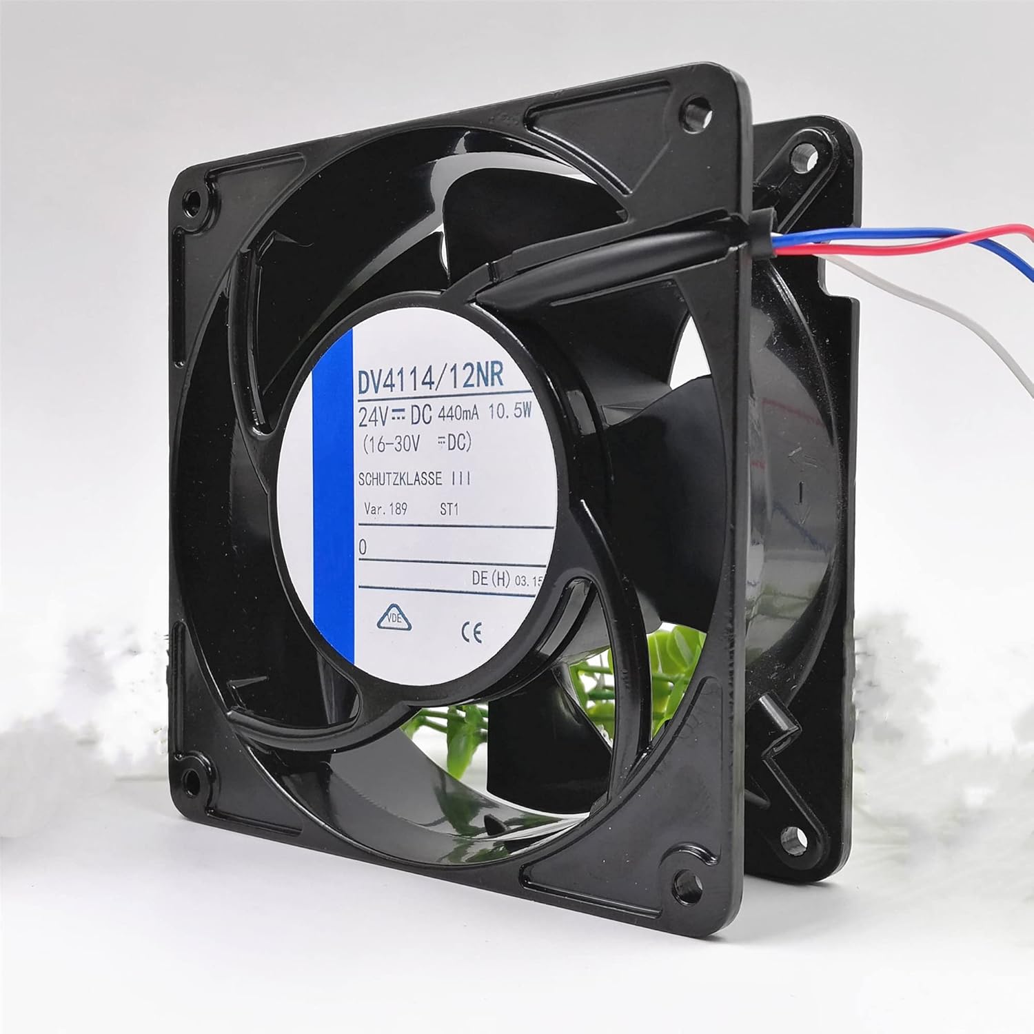 Amazon.com: DV4114/12NR 24V 440MA 10.5W 120X120X38MM 3-Wire Cooling Fan ...