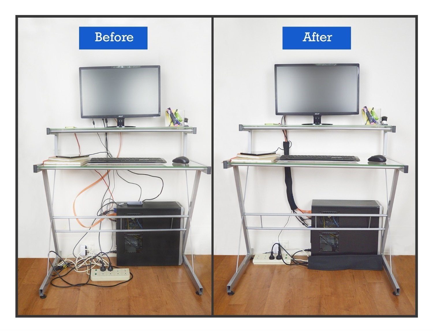 Chronex SafeCables Cable Management (2 meter Super Long) Neoprene ...