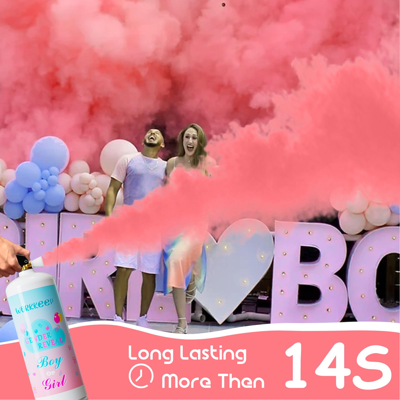 Snapklik.com : Workkeep Giant Gender Reveal Fire Extinguisher Color ...