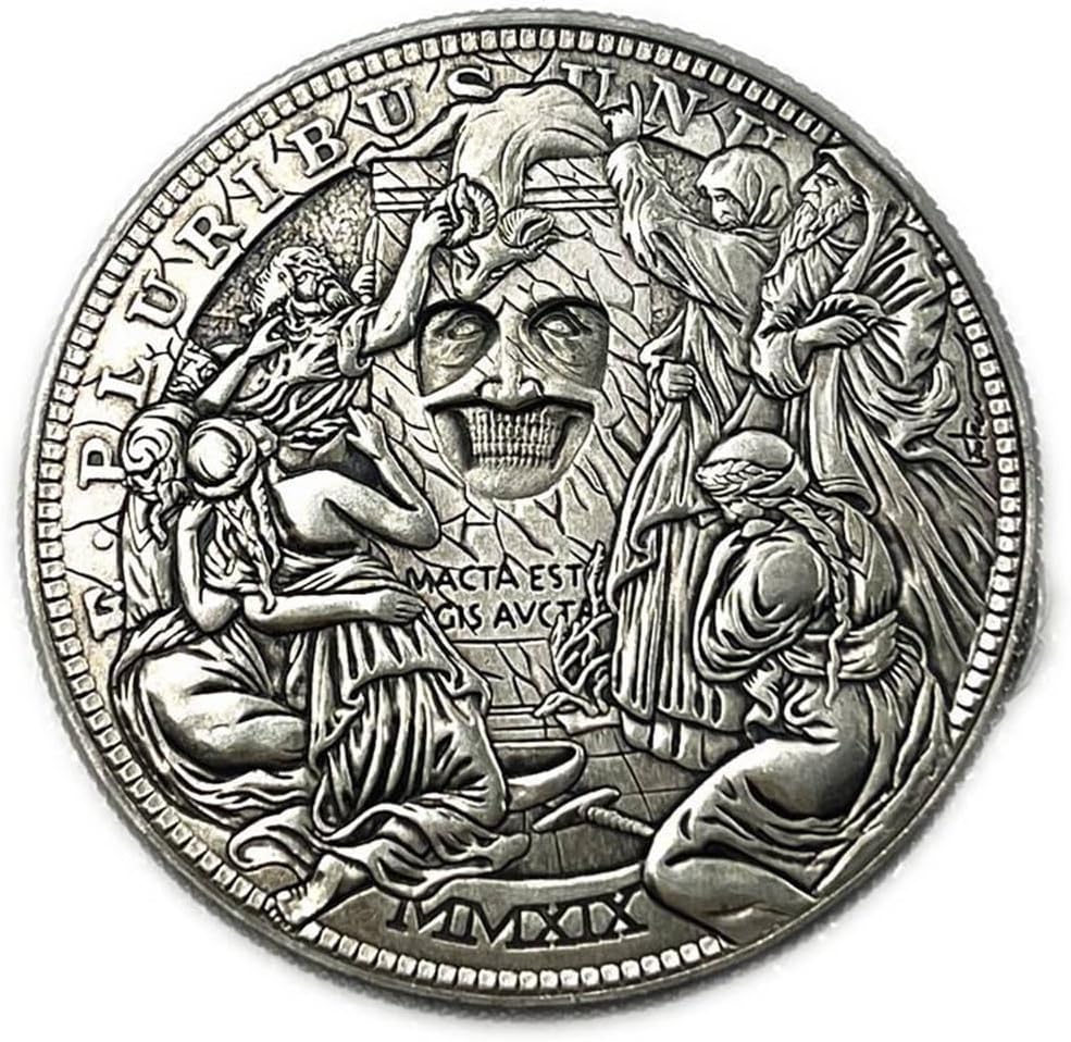 Amazon.com: USA Mechanism Movable Challenge Coin Hobo Nickel Morgan ...