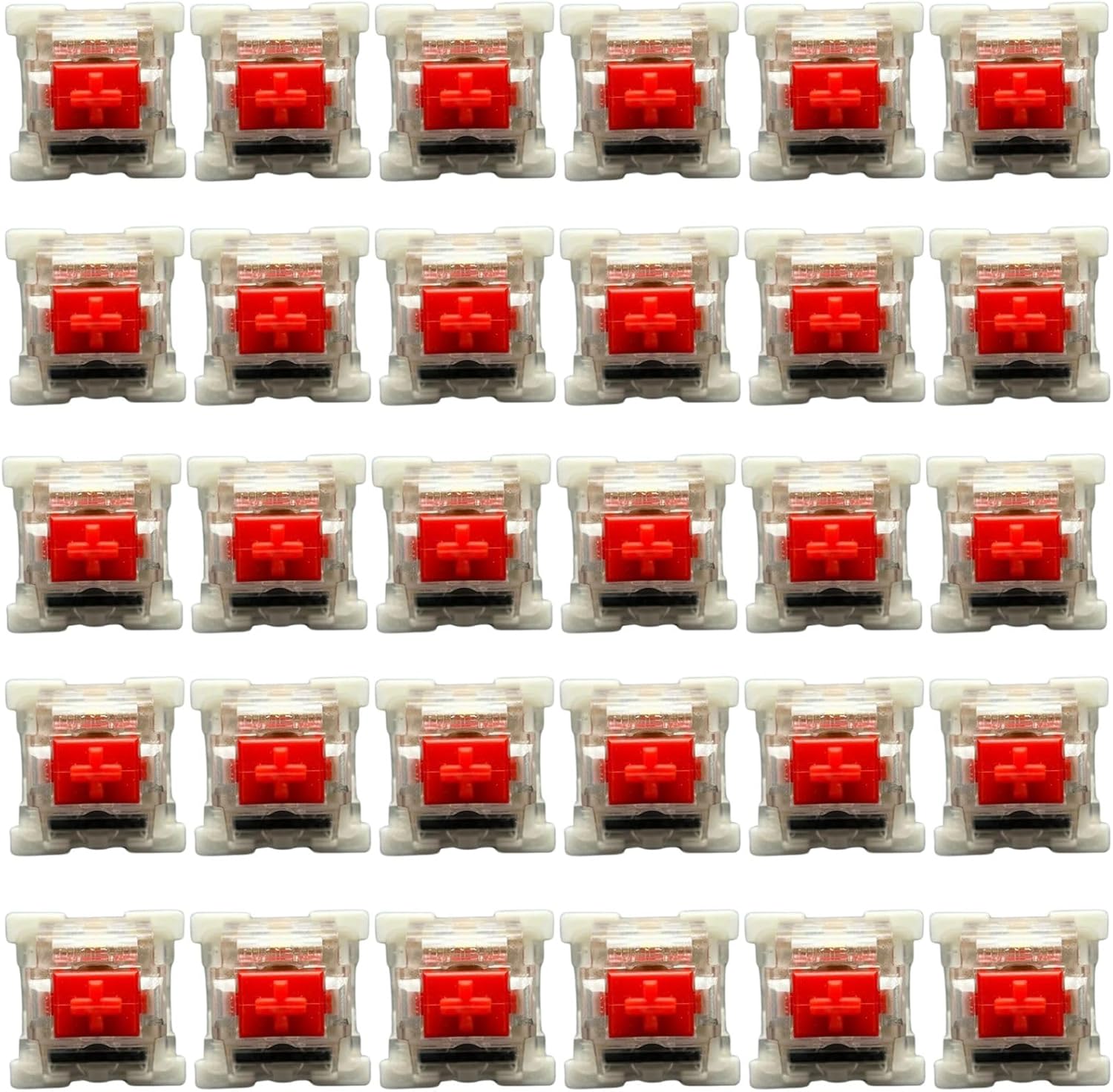 Amazon | geneX キースイッチ ゲーミングキーボード スイッチ交換 メカニカルキーボード 軸 30個セット ゲームをもっと楽しく！ (レッド) | geneX | ゲーミング ...