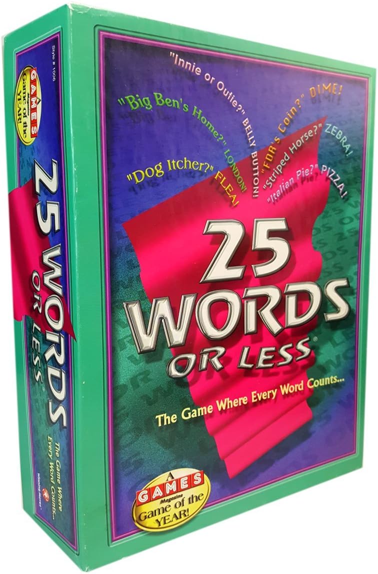 Amazon.com: Winning Moves Games 25 Words or Less: People, Places ...