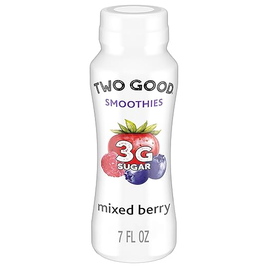 Amazon.com: Two Good Mixed Berry Smoothie Drink, 7 Fl. Oz. : Grocery ...