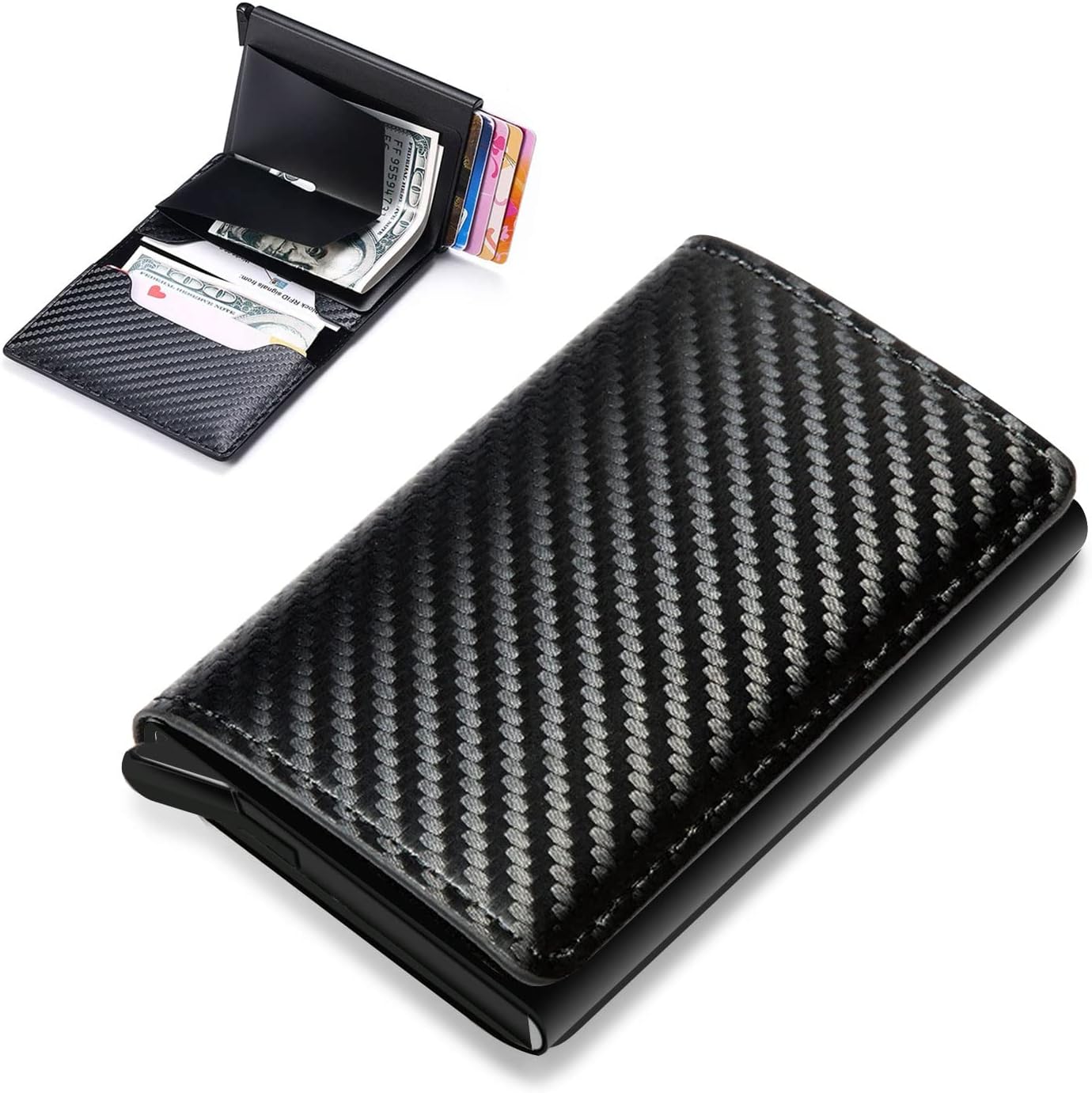 Tarjetero para Hombre Plegable Moderno - Porta Tarjetas Cartera ...