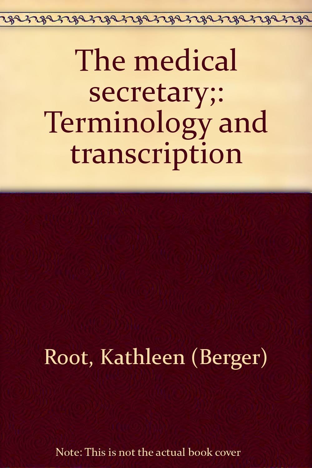 The medical secretary;: Terminology and transcription: Amazon.co.uk ...