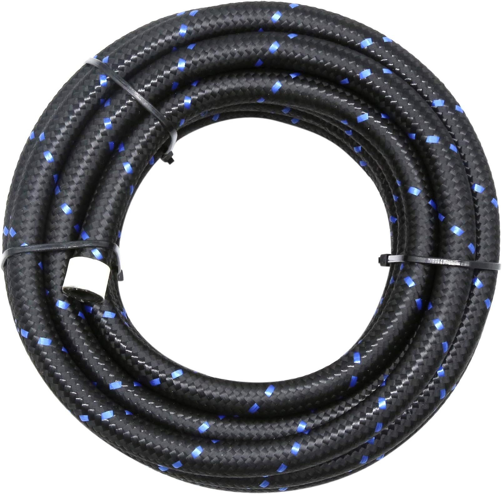 Amazon.com: 10FT 6AN Braided Fuel Line Hose -6AN Nylon Braided for 3/8 ...