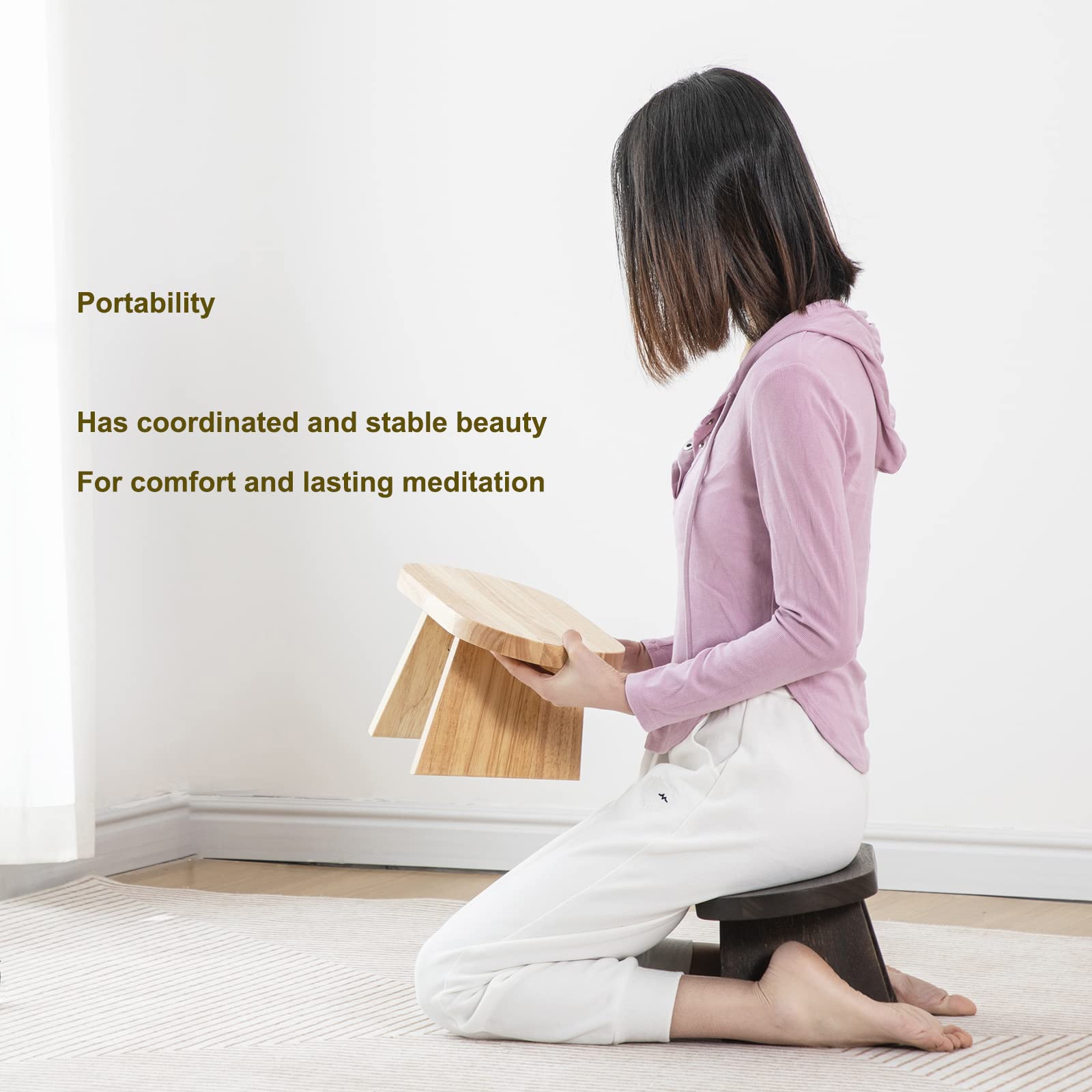 Halotribe Meditation Bench. Meditation Stool Stable Design. Seiza ...