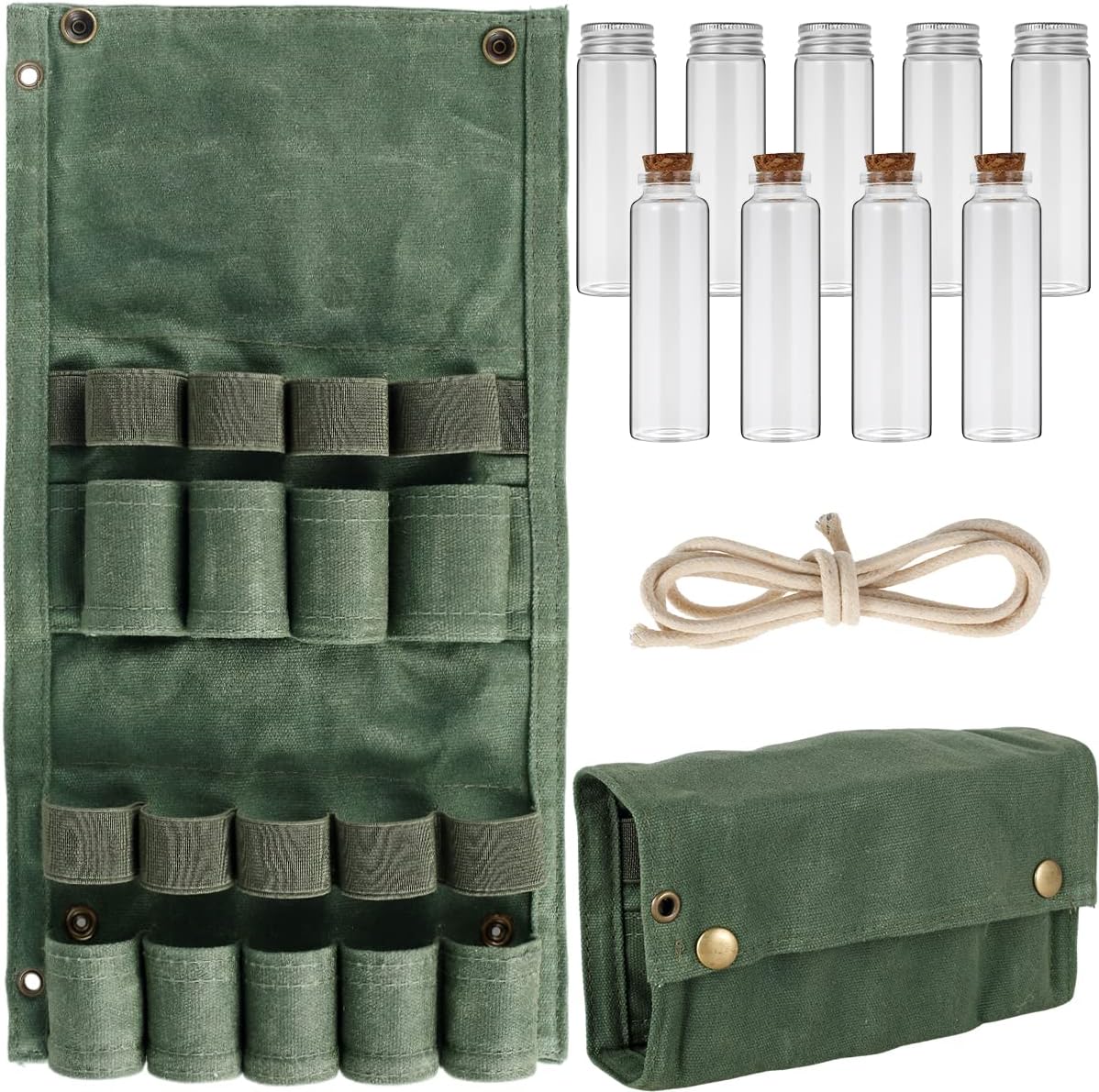 Amazon.com: bigjvbfv Travel Spice Kit, Portable Spice Bag for Travel ...