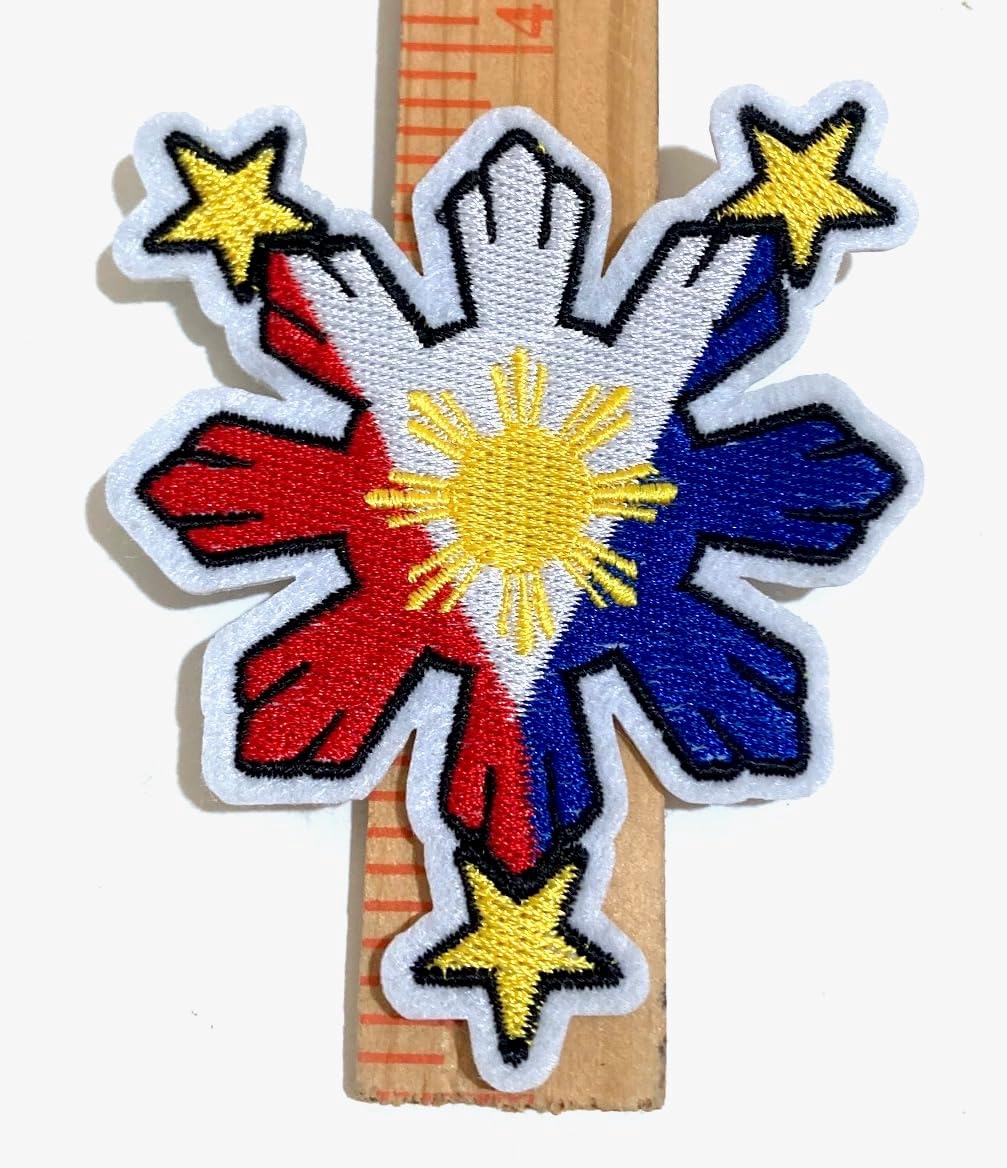 Amazon.com: Philippines Patch Flags Pinoy Filipino Pride Quality Iron ...