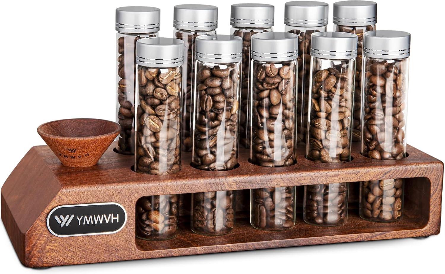 Amazon.com: YMWVH Single Dose Coffee Bean Storage Tubes 12 Pcs Coffee ...